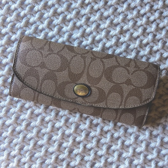 Coach | Bags | Brown Coach Wallet | Poshmark